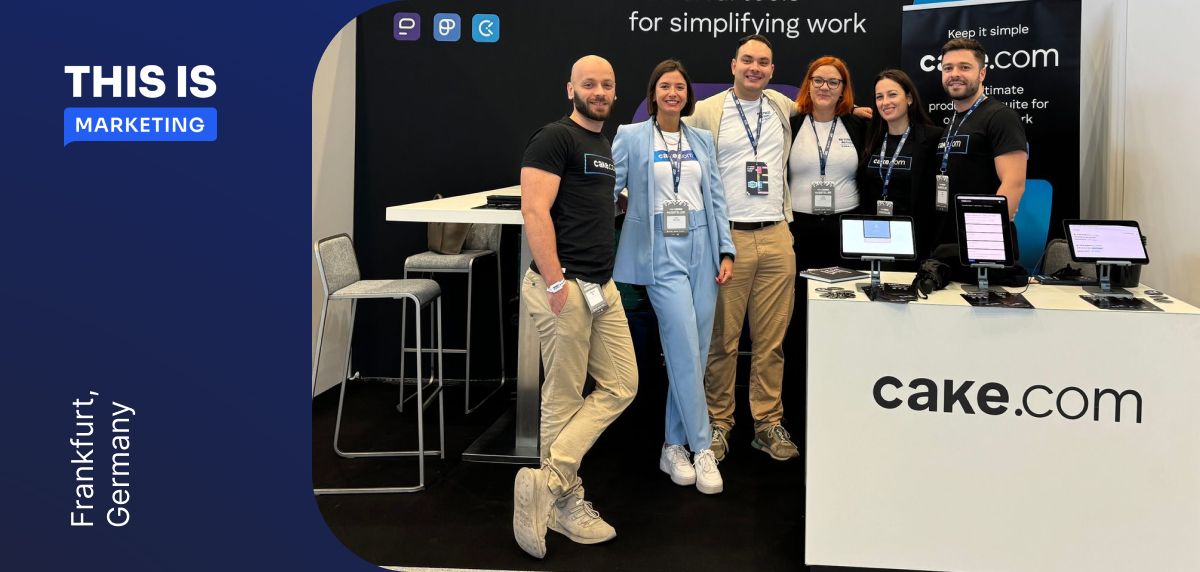 CAKE.com Team at This Is Marketing conference