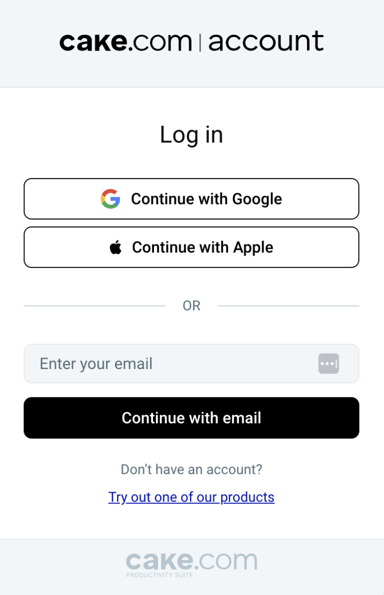 Log in to Your CAKE.com Account - CAKE.com Help Center
